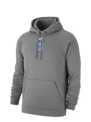 Nike Usa Club Fleece Soccer Pullover Hoodie - Grey
