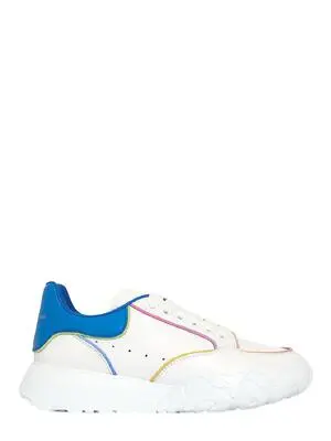 Alexander McQueen Oversized Court Sneakers - White/lake Blue