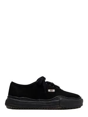 Mihara Yasuhiro Baker Og Sole Cavas Low Triplein Sneakers - Black