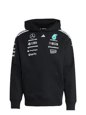 Adidas Mercedes Amg Petronas F1 Team Hoodie - Black (2025)