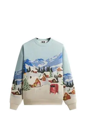 Kith Kithmas Village Nelson Crewneck Sweatshirt - Summit