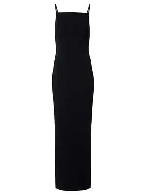 Givenchy Sliced Crêpe Cady Gown - Black