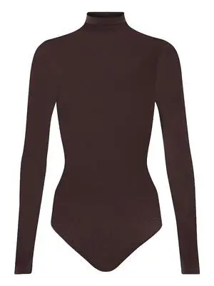 Wolford Buenos Aires Sheer Bodysuit - Brown