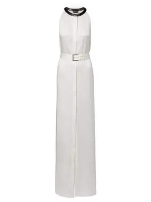 TOM FORD Crêpe Satin Maxi Dress - White