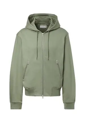 Dries Van Noten Cotton Zip-up Hoodie - Green