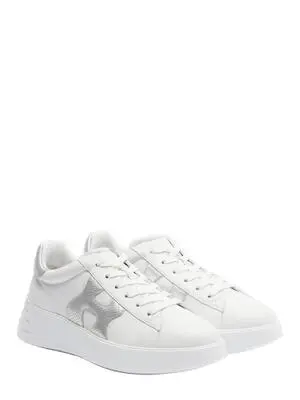 HOGAN Rebel Leather Platform Sneakers