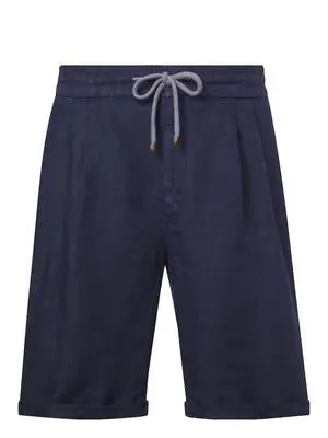Brunello Cucinelli Linen Shorts - Blue