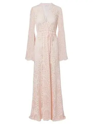 ALEXANDRA MIRO Ophelia Lace Maxi Dress - Pink