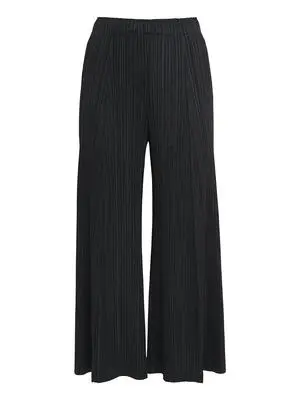 Issey Miyake Thicker Bottoms Straight-leg Trousers - Black