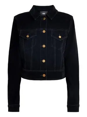 Paige Velvet Chantel Jacket - Black