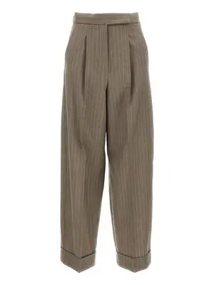 MAX MARA Manetta Pinstripe Trousers