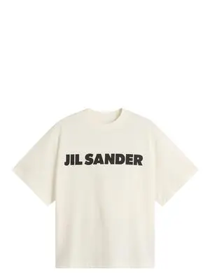 JIL SANDER Logo T-shirt - Porcelain