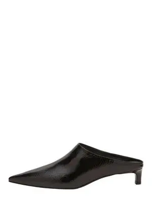 JIL SANDER Heeled Mule - Black