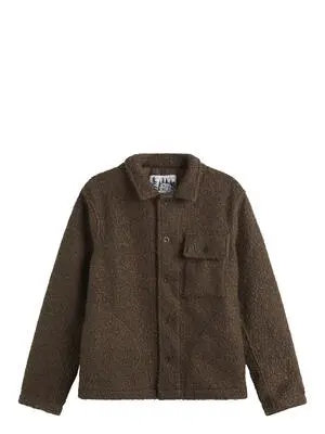 CAFÉ MOUNTAIN Curly Boxy Explorers Jacket - Moss
