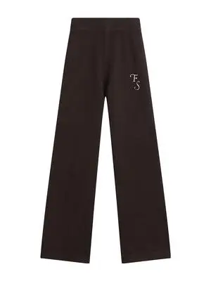 4TH & RECKLESS Jackson Knitted Trousers - Chocolate