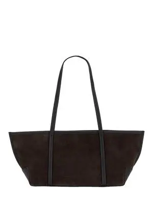 ST. AGNI Slim Bateau Tote Bag - Coffee