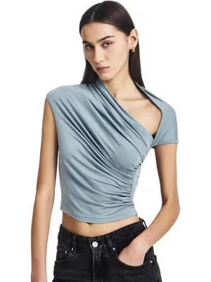 NINETY PERCENT Skylar Micromodal Top - Powder Blue