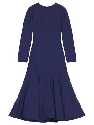CAROLINA HERRERA Carolina Herrera Long Sleeve Midi Dress