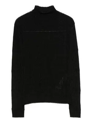 Emporio Armani Turtle-neck Sweater - Black