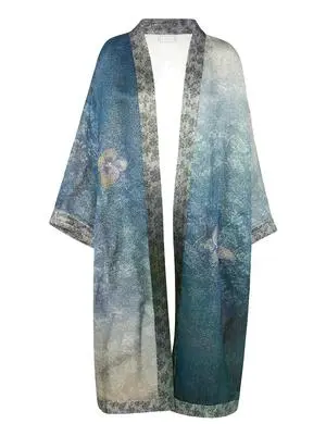 PIERRE-LOUIS MASCIA Floral Print Jacket - Blue