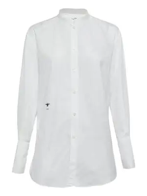 Dior Embroidered Poplin Shirt - White