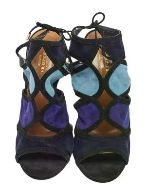 AQUAZZURA Vika Strappy Sandals - Blue
