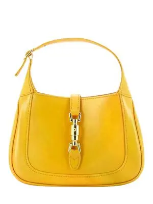 Gucci Jackie 1961 Leather Mini Hobo Bag Yellow