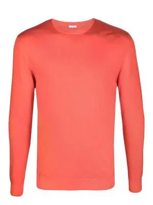 Malo Rib-trimmed Crew-neck Jumper - Red