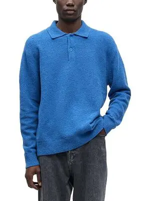 SAMSØE SAMSØE Sanino Polo Sweater - Bright Cobalt