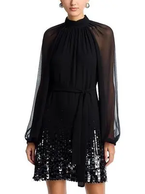 UNGARO Bradly Dress - Black