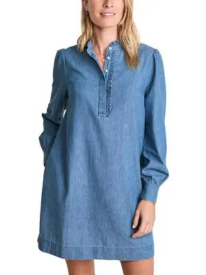 Vineyard Vines Popover Dress - Morning Mist