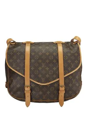 LOUIS VUITTON Monogram Saumur 43 - Brown
