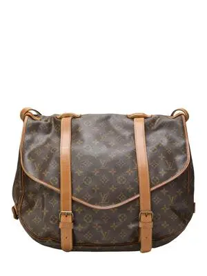 LOUIS VUITTON Monogram Saumur 43 - Brown