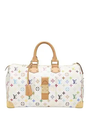 LOUIS VUITTON Takashi Murakami Monogram Multicolore Speedy 40 - White