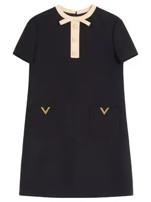 VALENTINO Wool And Silk Mini Dress