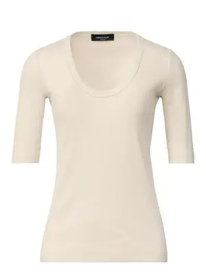 Fabiana Filippi Cotton T-shirt - Ivory