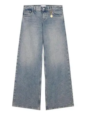 Stella McCartney Vintage Délavé Wide Leg Jeans - Denim