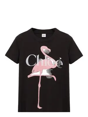 Chloé Logo T-shirt - Black