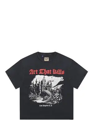 GALLERY DEPT. Atk Castle Tee Vintage - Black