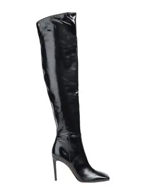 GIANVITO ROSSI Christina Glossed-leather Over-the-knee Boots - Black