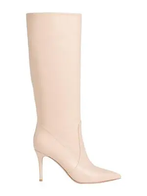 GIANVITO ROSSI Hansen Leather Knee Boots - Beige