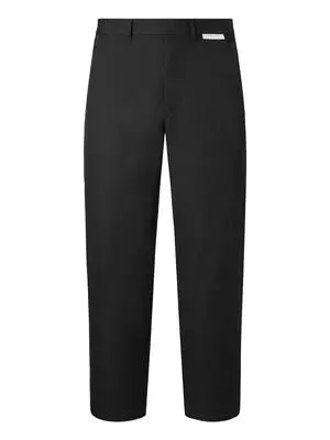 WTAPS Straight-leg Twill Trousers - Black