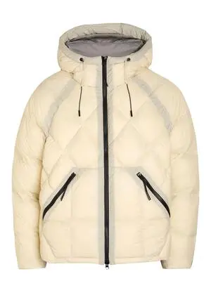 PICANTE Padded Hooded Nylon Jacket Ivory