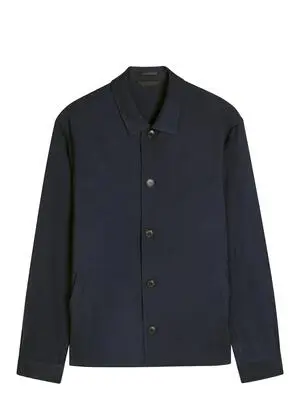 Sunspel Wool Jacket - Navy