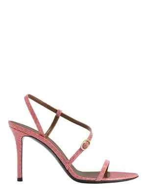 GIUSEPPE ZANOTTI Audrinette 90 Elaphe Sandals - Pink
