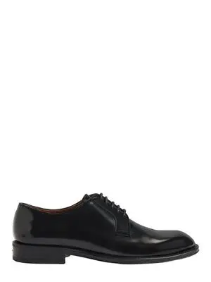 GIUSEPPE ZANOTTI Lace-up Leather Derbies - Black