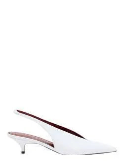 Proenza Schouler Slash Slingbacks - White