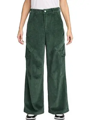 JORDAN Cotton Corduroy Cargo Pants - Fir