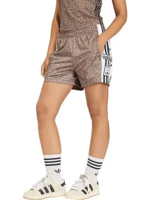 Adidas Originals By Alexander Wang Adibreak Printed Shorts - Earth Strata/stone Khaki