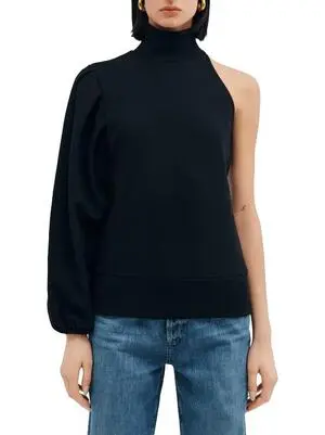 MARCELLA Rhett One-Shoulder Sweatshirt